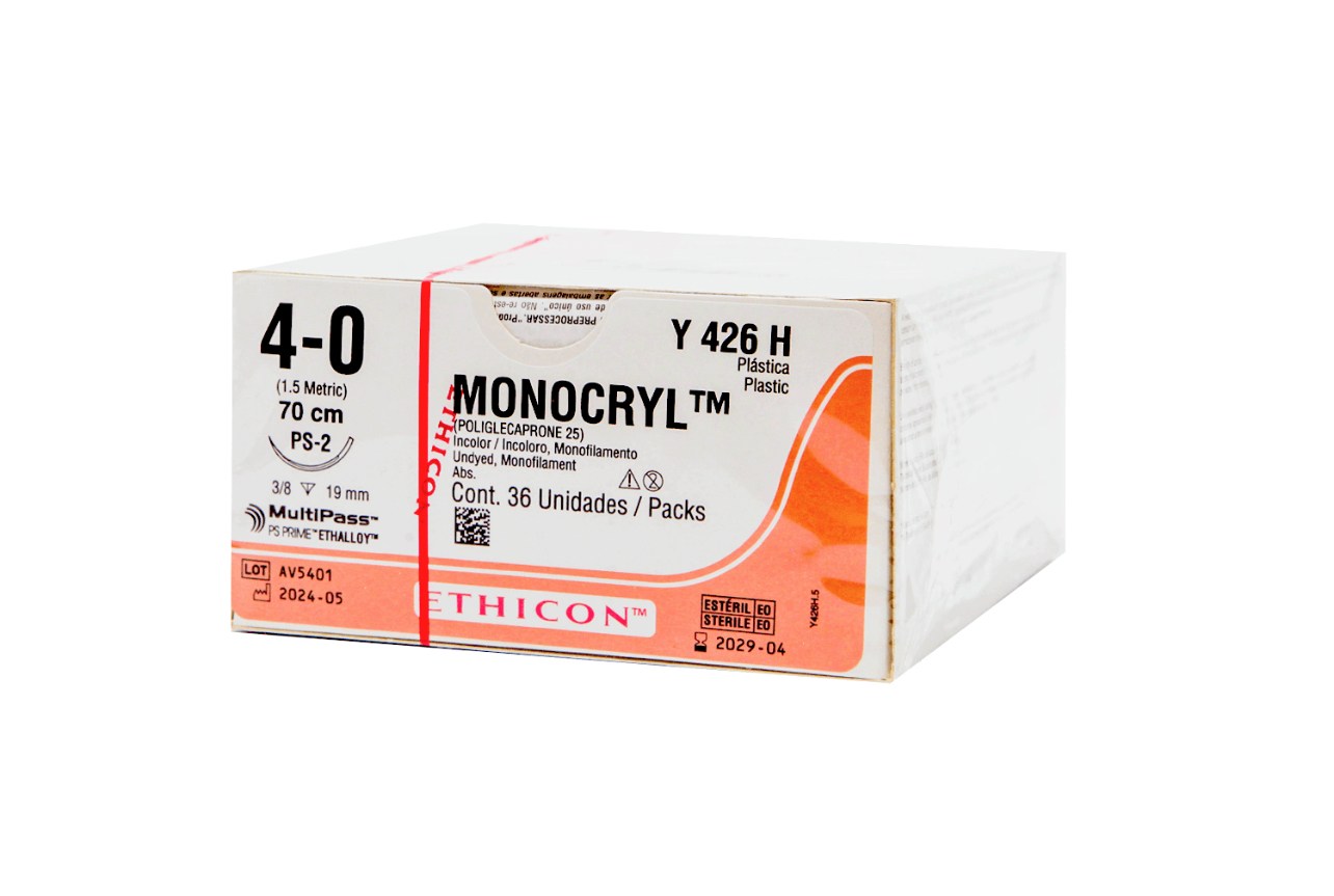 SUTURA MONOCRYL # 4.0 Caja x 24 (Ethicon) – AlivetFarma