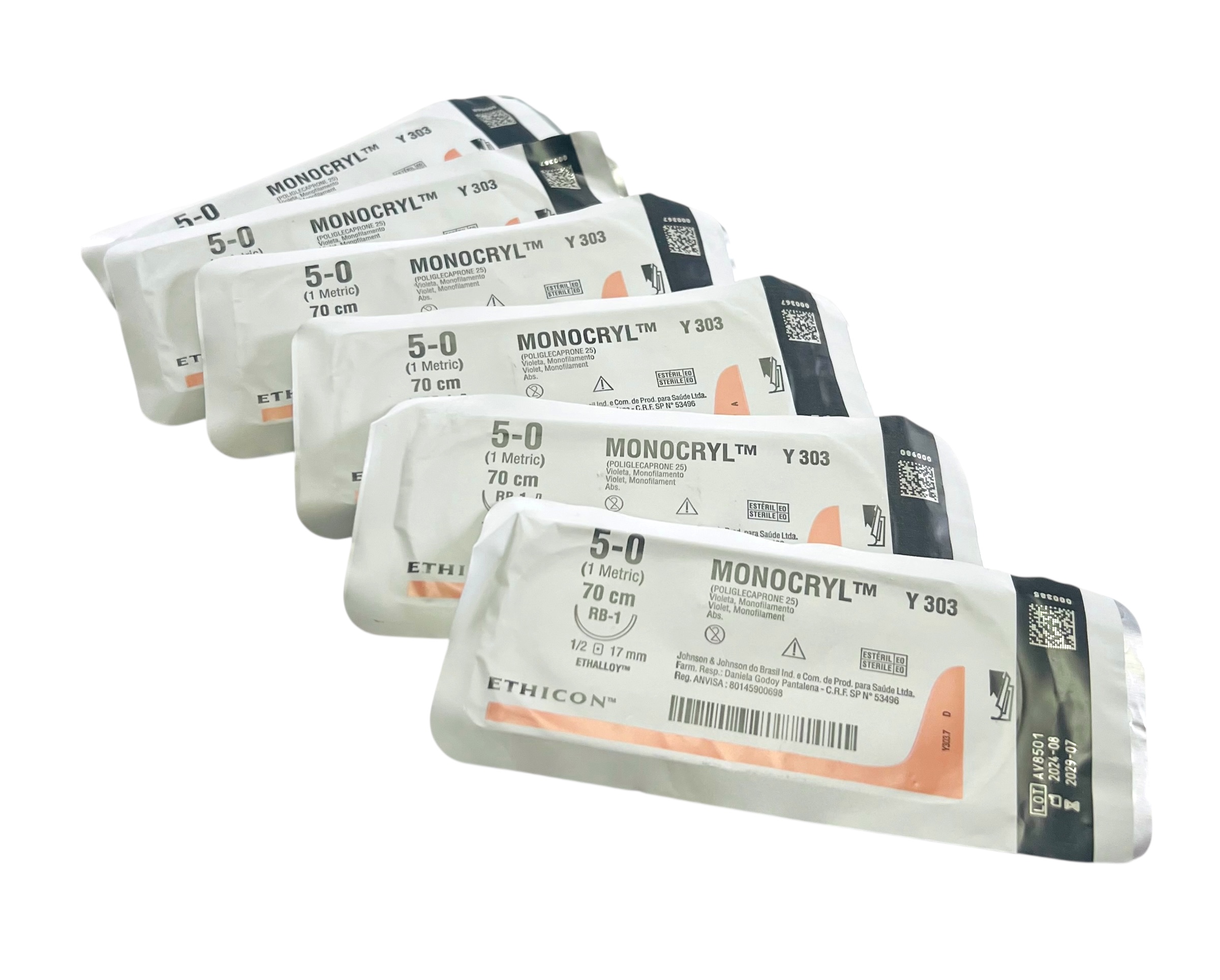 SUTURA MONOCRYL # 5.0 x 24 sobres (Ethicon) – AlivetFarma